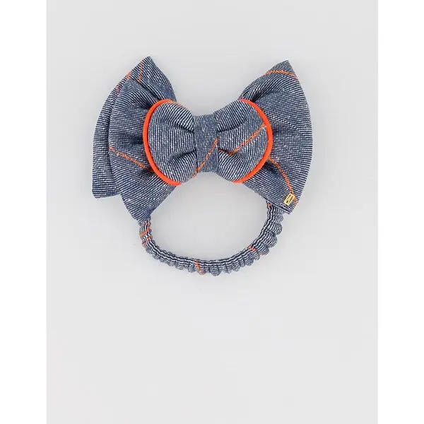 Alexandre De Paris Fitness Denim Hair Tie - Denim Blue