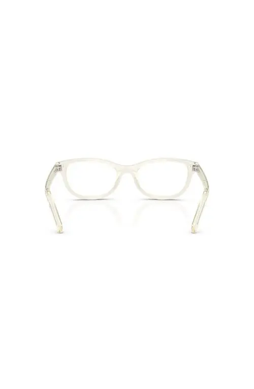 Prada 52mm Oval Optical Glasses - Brown
