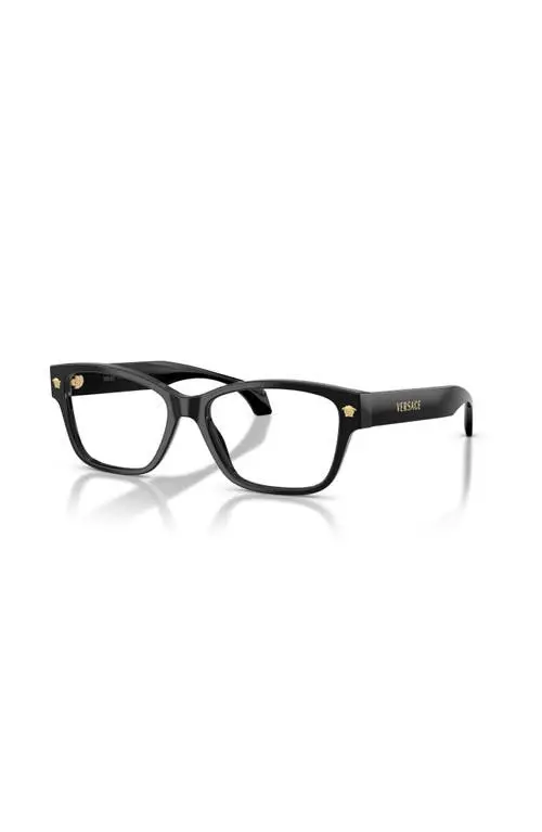 Versace 52mm Cat Eye Optical Glasses - Black