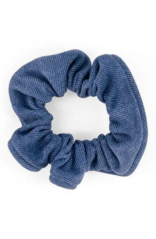 Alexandre De Paris Allure Denim Scrunchie - Blue