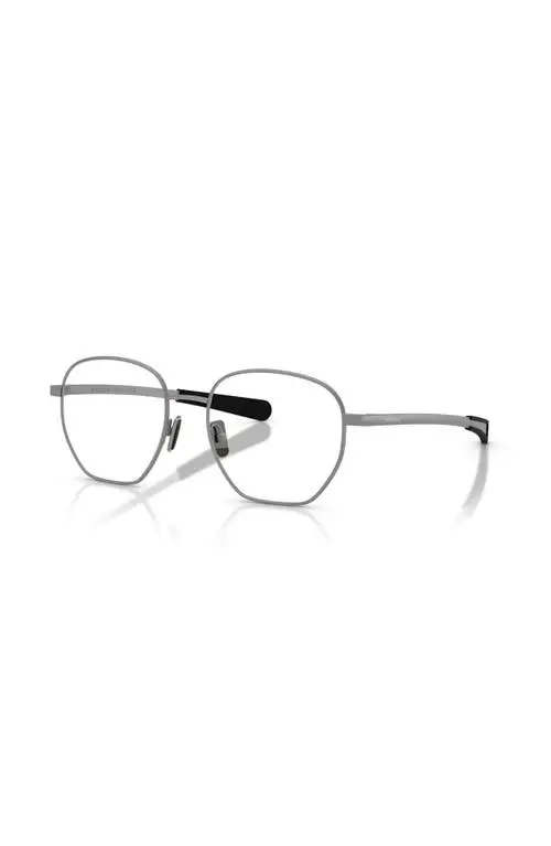 Moncler 51mm Oval Optical Glasses - Grey