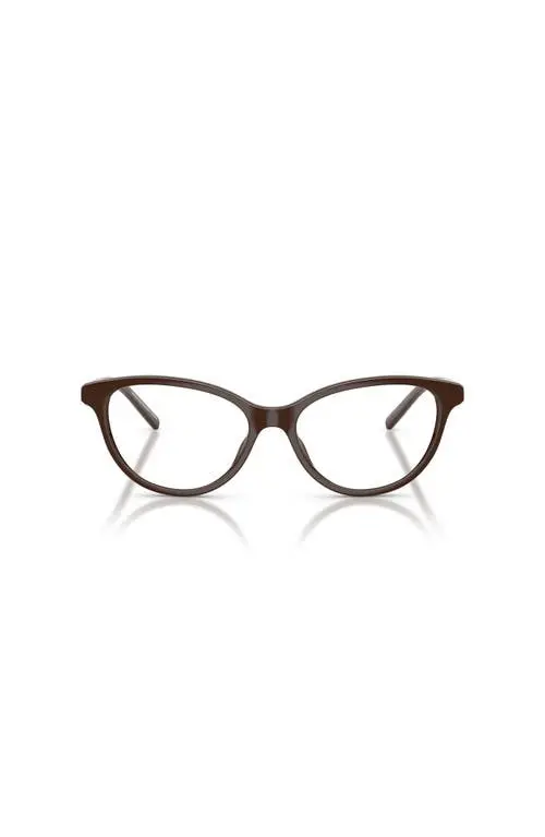 Armani Exchange Cat Eye Full Rim Eyeglasses - Brown