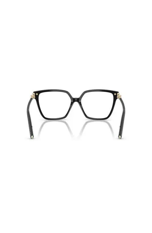 Tiffany & Co. 53mm Square Optical Glasses - Black