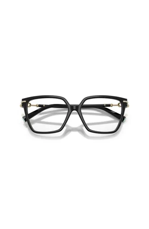 Tiffany & Co. 53mm Square Optical Glasses - Black