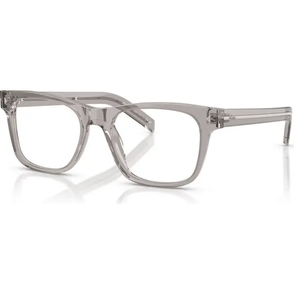 Prada 54mm Rectangle Optical Glasses - Grey