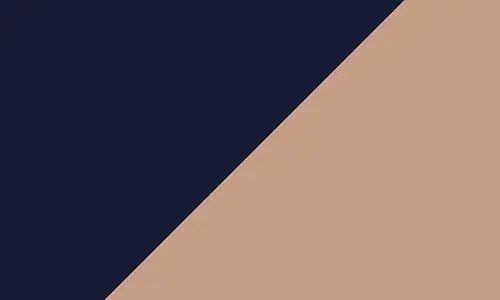 KUSSHI Essentials Cosmetics Pouch - Navy/khaki