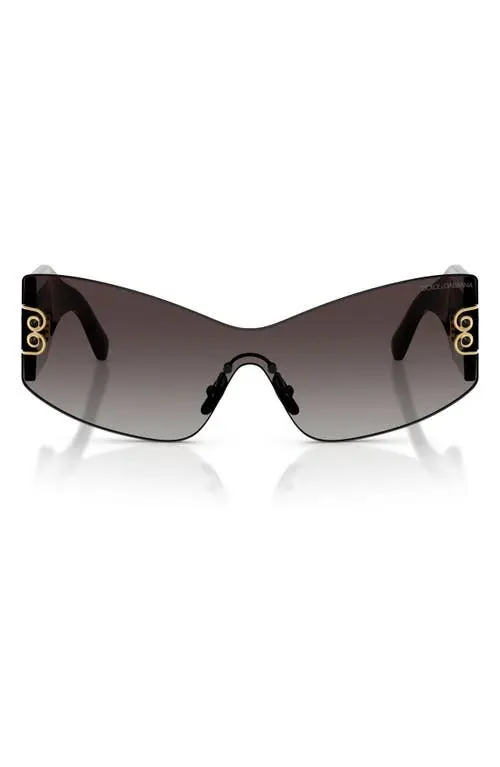 Dolce & Gabbana 142mm Cat-eye Sunglasses - Black/grey Gradient