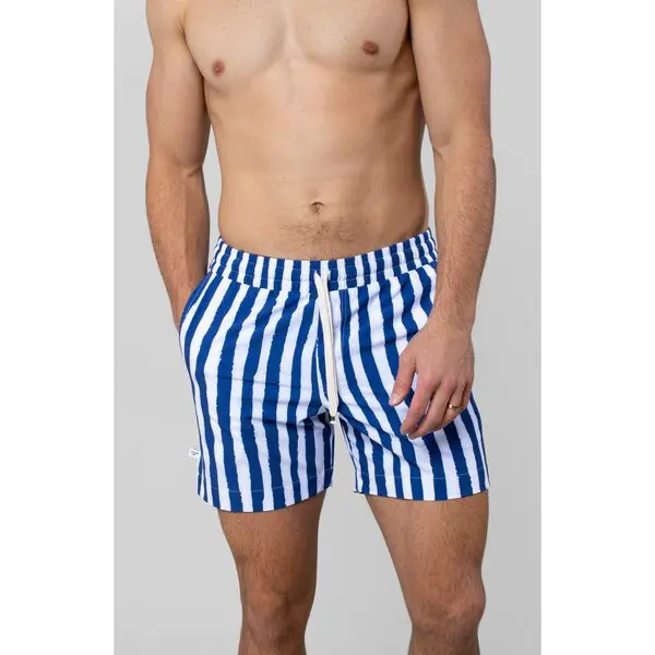 LEISURE LAB Swim Trunk - Blue Wake