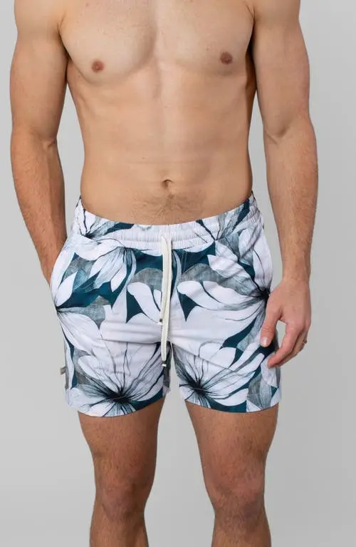 LEISURE LAB The Swim Trunk - White Lotus