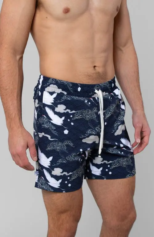 LEISURE LAB Print Swim Trunks