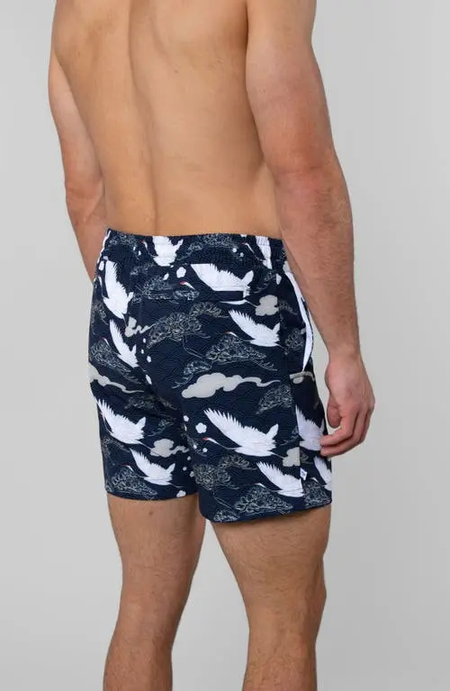 LEISURE LAB Print Swim Trunks