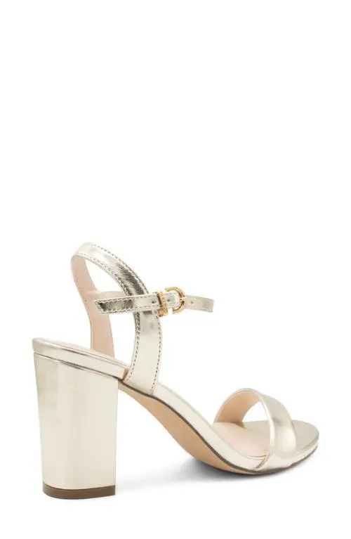 PARADOX LONDON PINK Harmonia Ankle Strap Sandal - Champagne