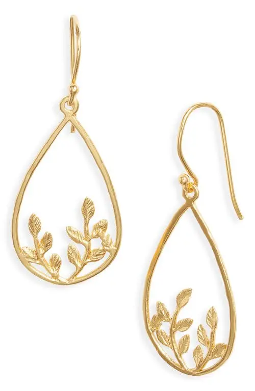 KIARA BY KI-ELE Eden Petite Teardrop Earrings - Gold