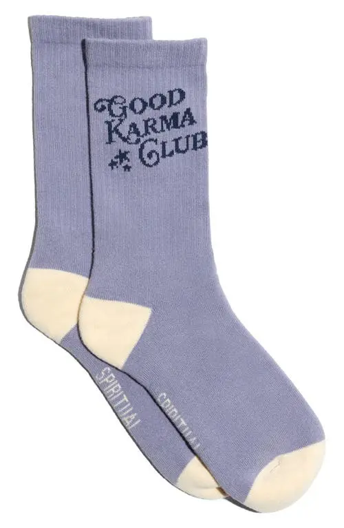 Spiritual Gangster Karma Club Crew Socks - Dawn
