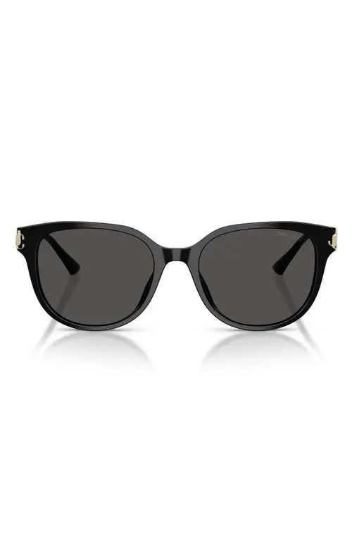 JIMMY CHOO 55mm Gradient Phantos Sunglasses - Black/dark Grey