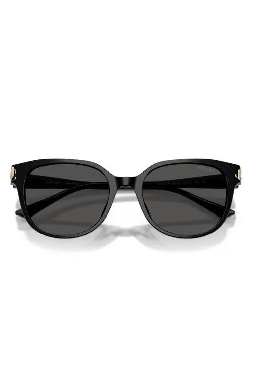 JIMMY CHOO 55mm Gradient Phantos Sunglasses - Black/dark Grey