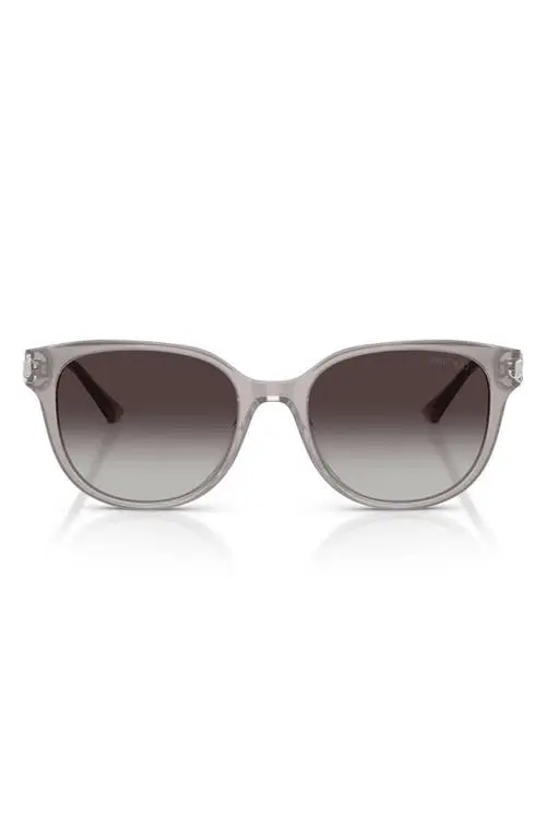 JIMMY CHOO 55mm Gradient Phantos Sunglasses - Opaline Gray/gradient Gray