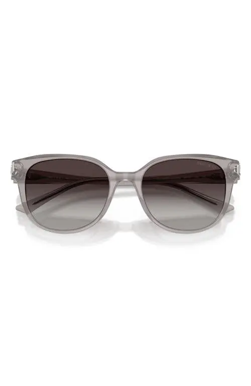 JIMMY CHOO 55mm Gradient Phantos Sunglasses - Opaline Gray/gradient Gray