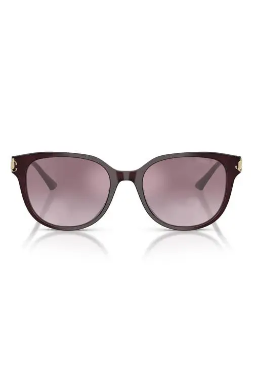 JIMMY CHOO 55mm Gradient Phantos Sunglasses - Opaline Prune/violet Silver
