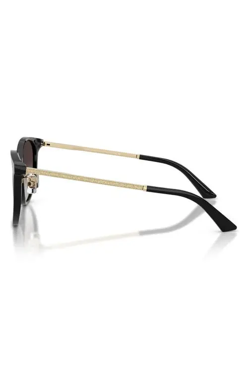 JIMMY CHOO 54mm Phantos Sunglasses - Black/gradient Gray