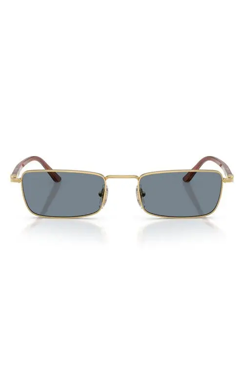 Persol Rectangular Sunglasses - Gold/blue