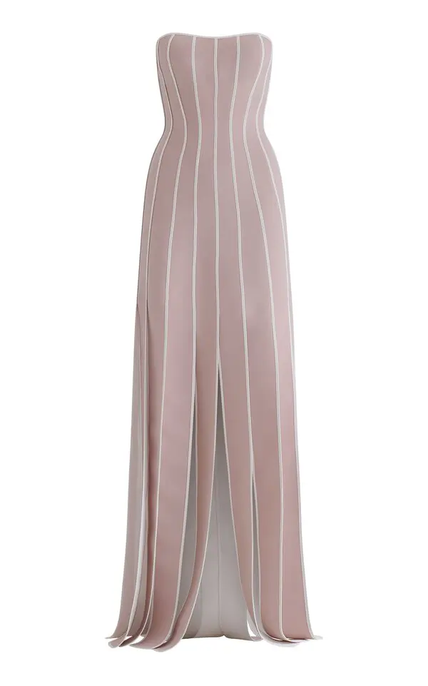 Maticevski Sonorous Strapless Gown - Light Pink
