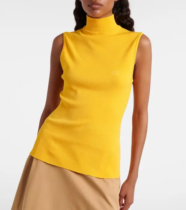 Loewe Double Ribbed-knit Top