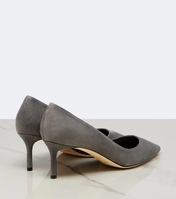 JIMMY CHOO Romy Suede Pointed Toe Pumps