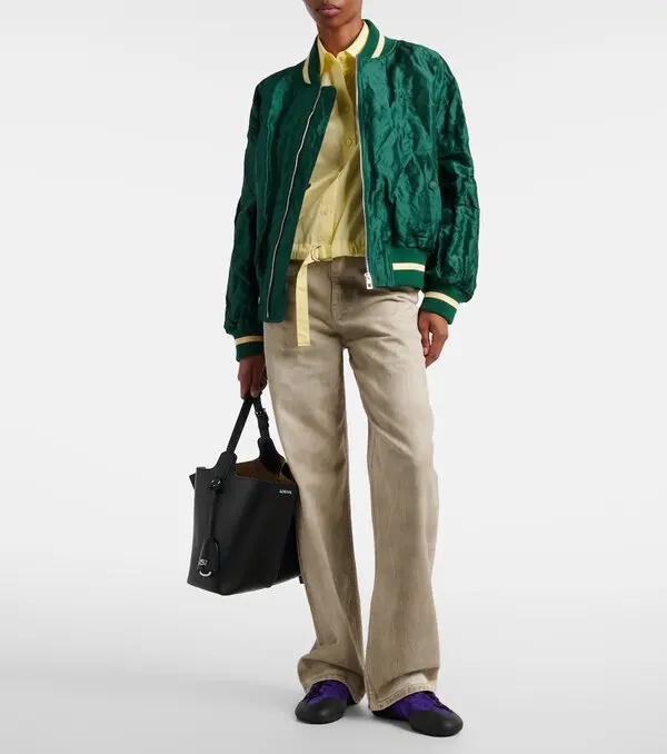 Loewe Grip Anagram Suede Sneakers - Purple