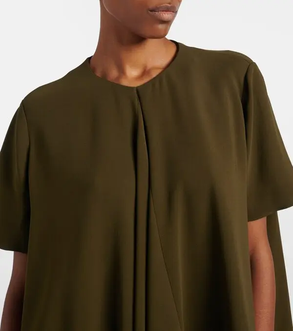 Loewe Draped Minidress - Green