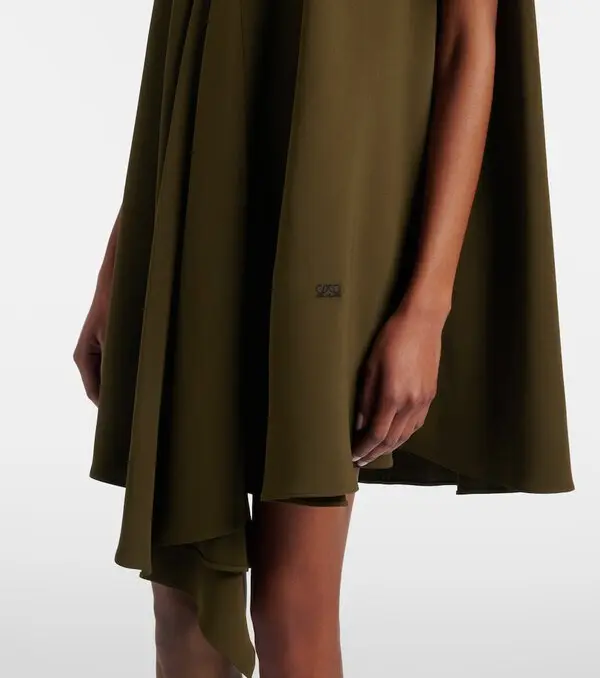 Loewe Draped Minidress - Green