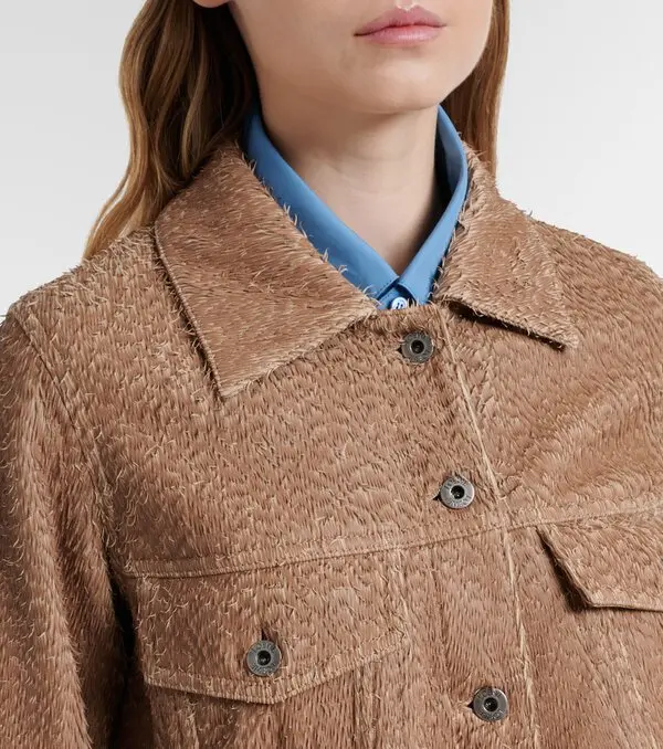 Loewe Leather Jacket - Beige