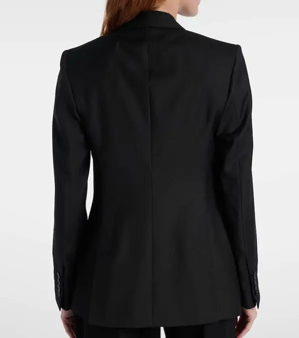 Givenchy Wool Striped Blazer - Black