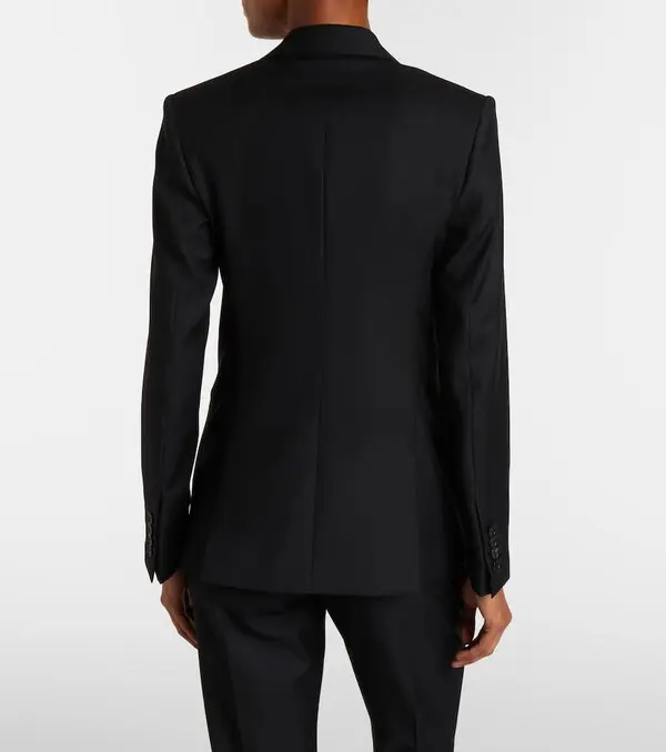 Givenchy Wool Striped Blazer - Black