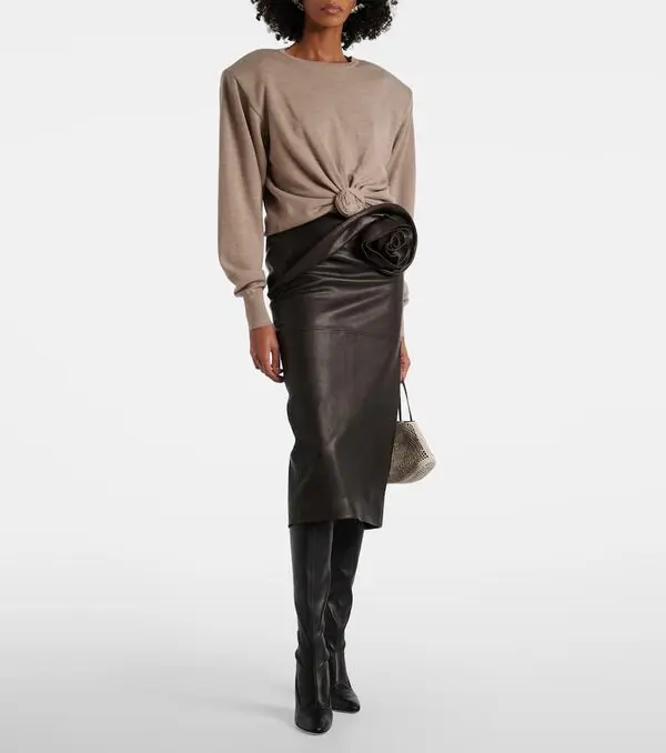 Magda Butrym Leather Knee-high Boots