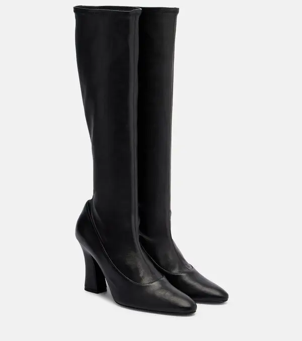 Magda Butrym Leather Knee-high Boots - Black