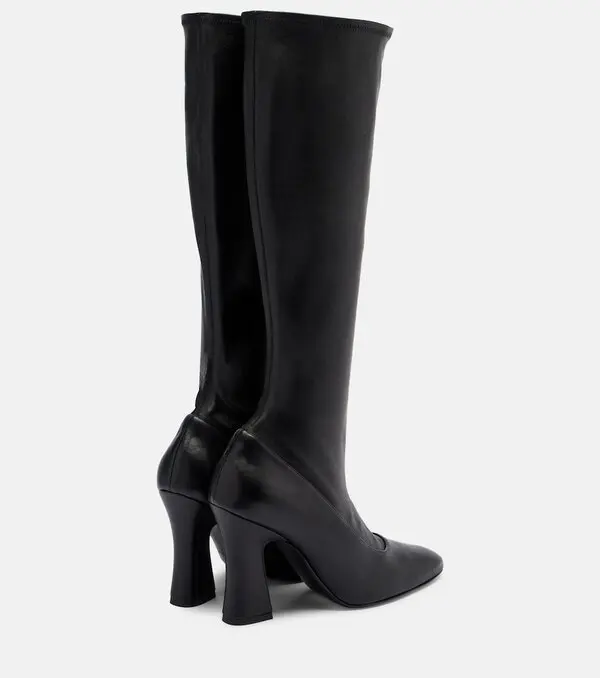 Magda Butrym Leather Knee-high Pointed Toe Heeled Boots