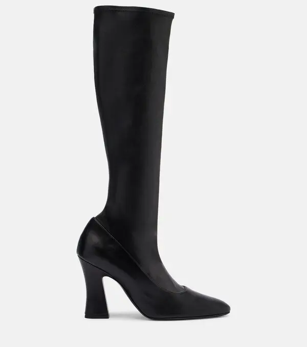 Magda Butrym Leather Knee-high Pointed Toe Heeled Boots