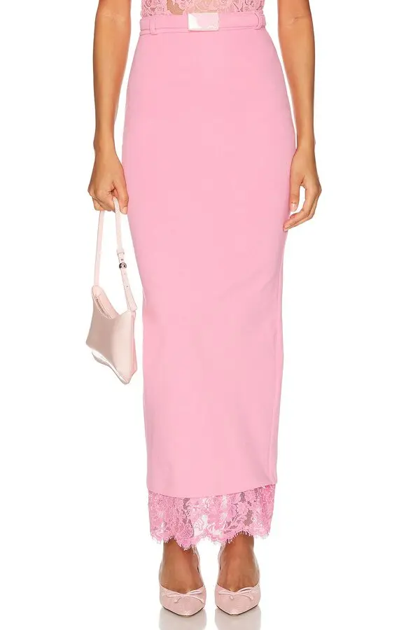 ROWEN ROSE Lace Maxi Skirt