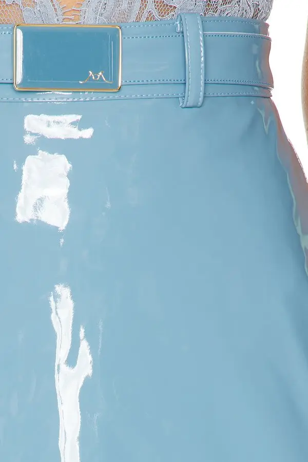 ROWEN ROSE Midi Skirt - Blue