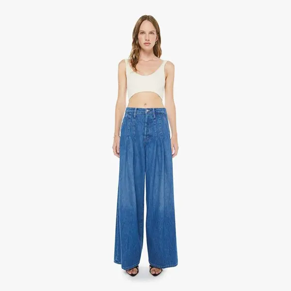 MOTHER The Pleated Pouty Skimp Big Tipper Pants