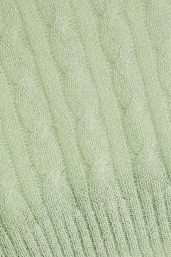 Brunello Cucinelli Cable-knit Mohair-blend Sweater