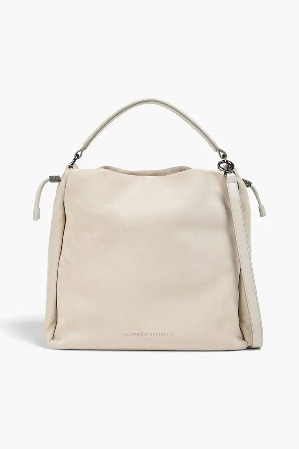 Brunello Cucinelli Nubuck Shoulder Bag
