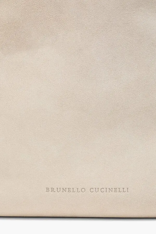 Brunello Cucinelli Nubuck Shoulder Bag