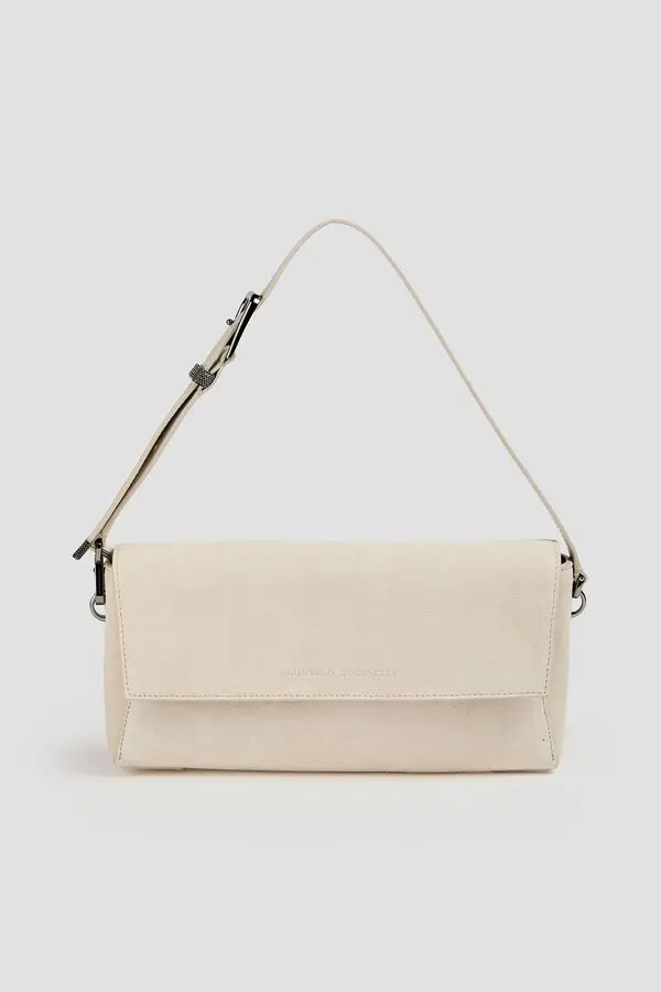 Brunello Cucinelli Suede Shoulder Bag