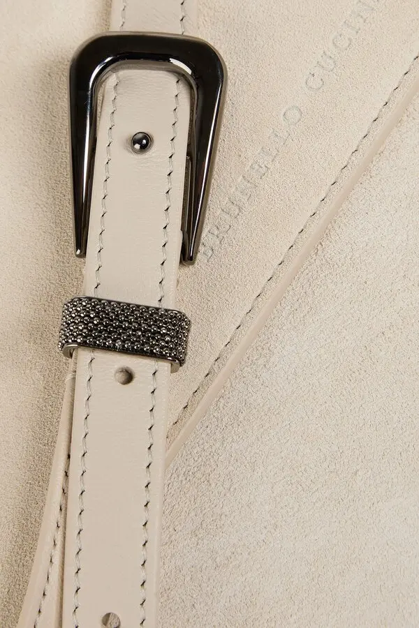 Brunello Cucinelli Suede Shoulder Bag