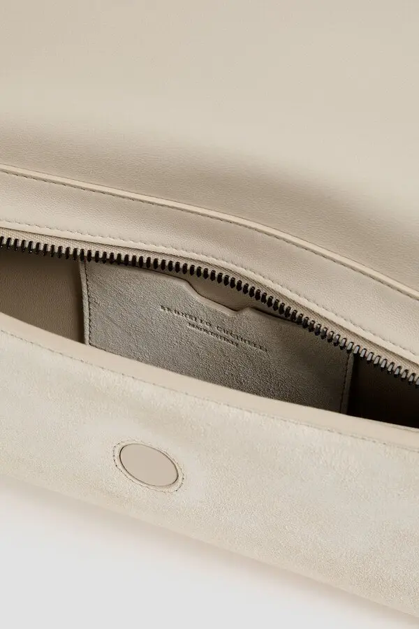 Brunello Cucinelli Suede Shoulder Bag