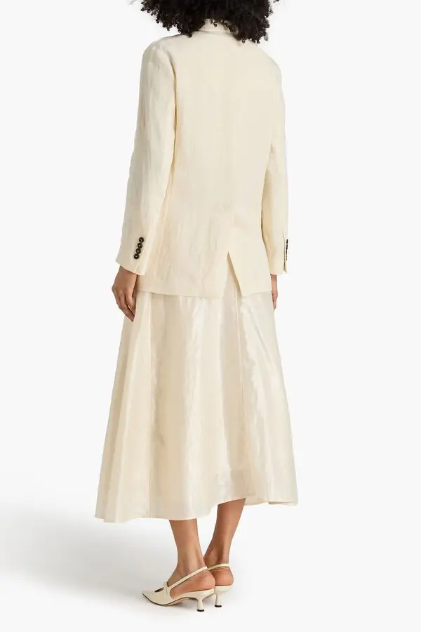 Brunello Cucinelli Linen Blazer - Cream