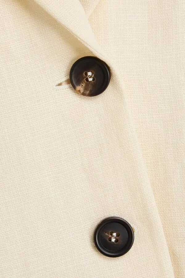 Brunello Cucinelli Linen Blazer - Cream
