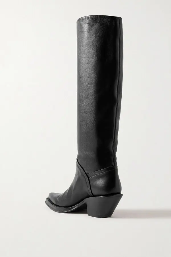 Gabriela Hearst Camero Leather Knee Boots